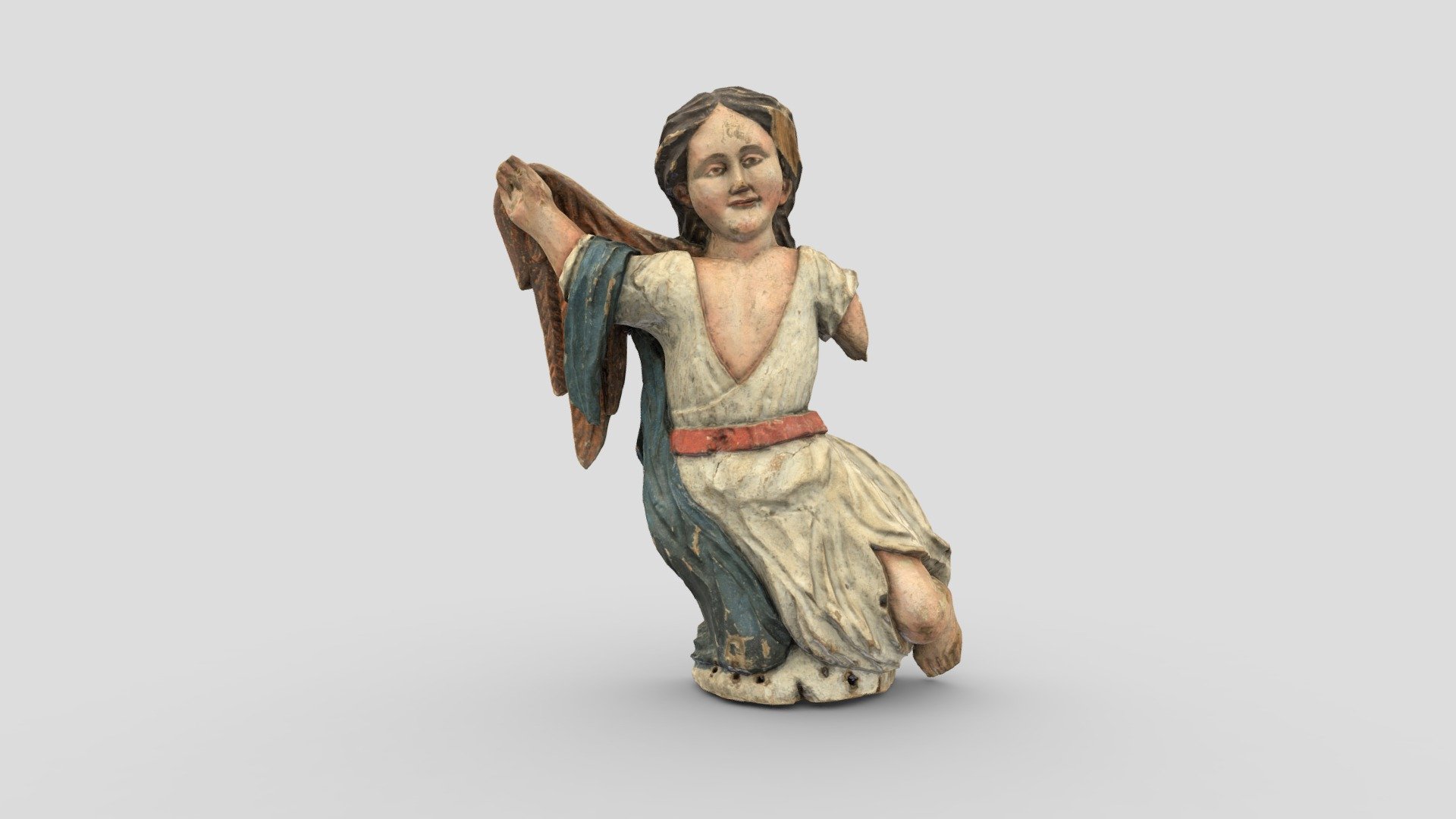 Figure of an Angel - 3D model by MyFutureHeritage [20805be] - Sketchfab
