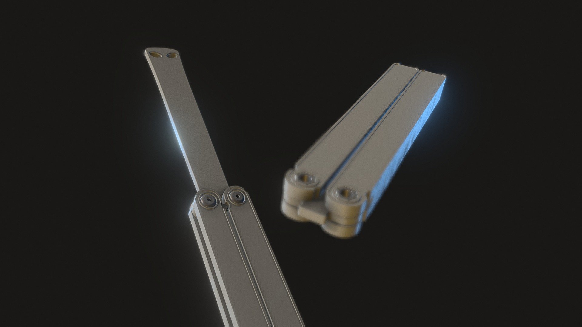 Alien Fly - balisong trainer - 3D model by Mario Falasca (@marfal ...