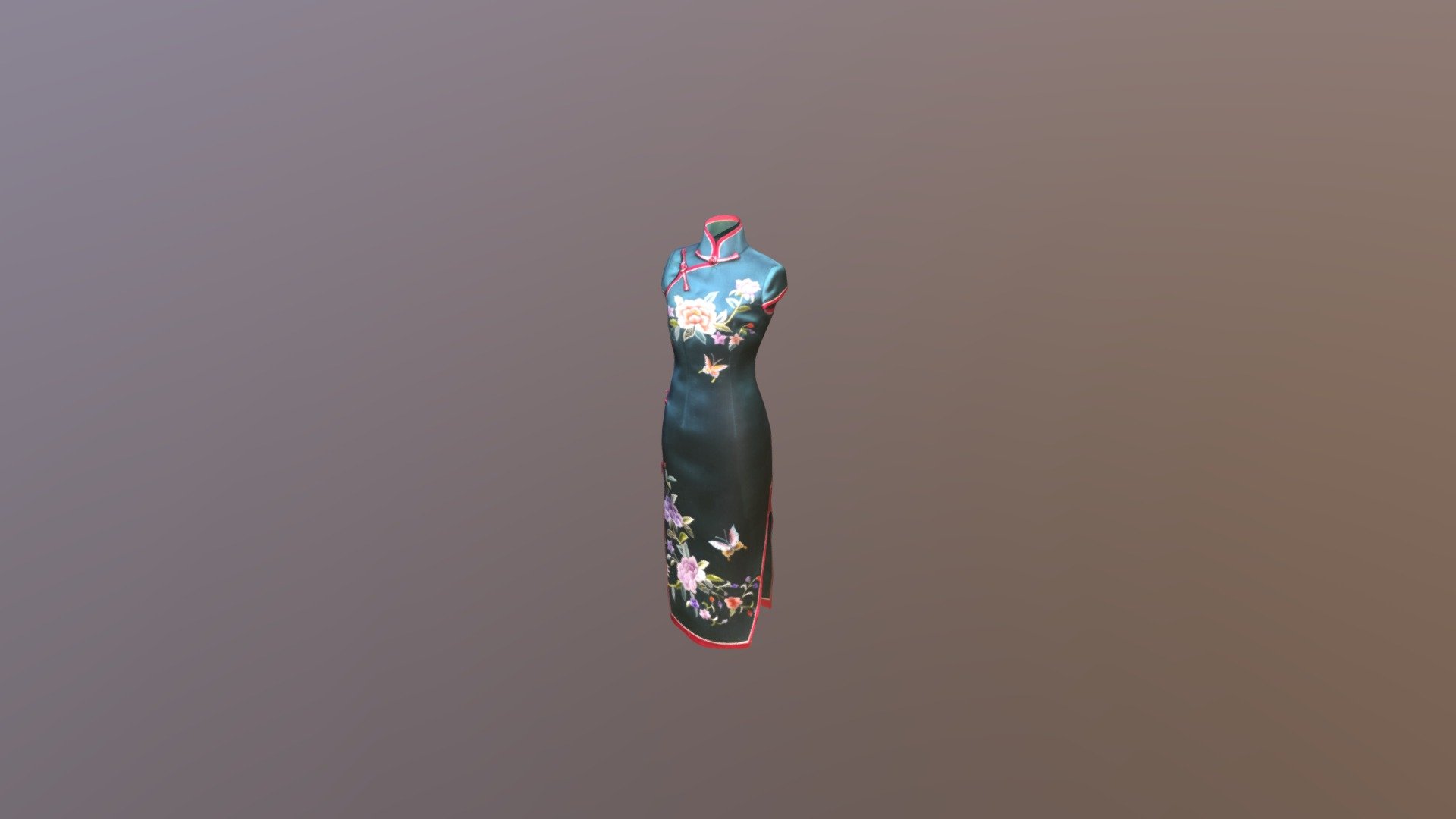 Chipao, cheongsam, Chinese traditional dress - 3D model by Scanholm ...