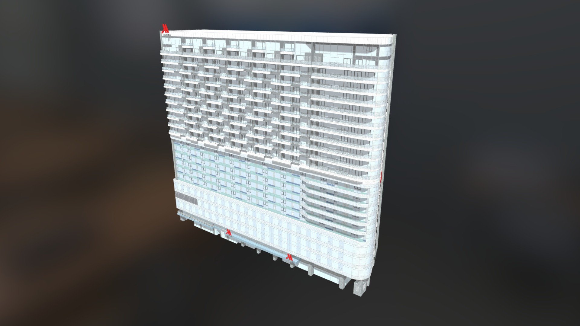 Marriott Building 12022020 - 3D model by Reelvue [20826b4] - Sketchfab