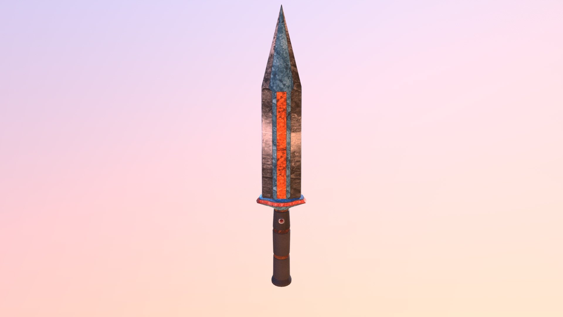 Dagger Model - 3D model by evanricamara [208312a] - Sketchfab