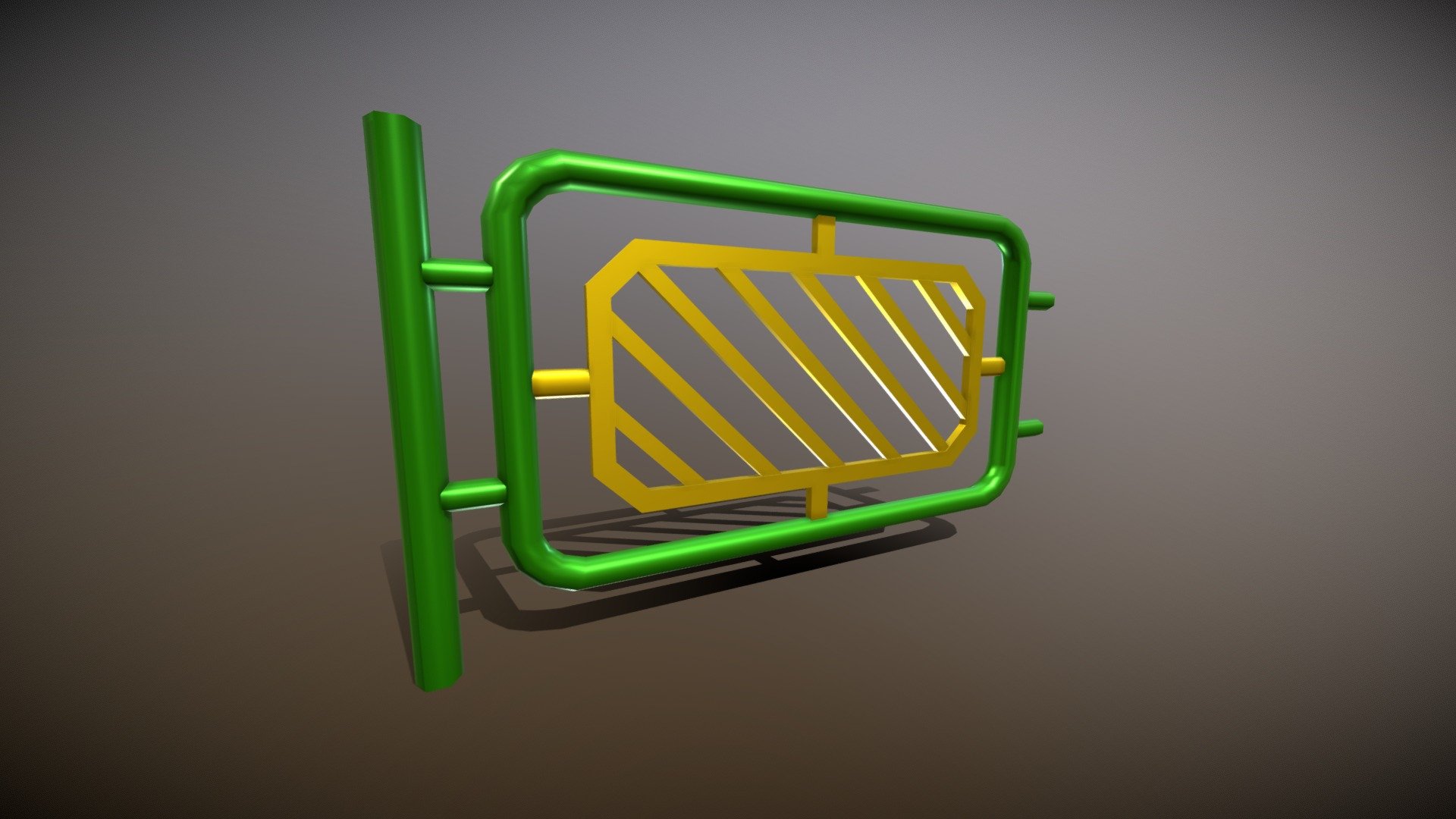 Urban Road Center Barrier | Low Poly Game Ready - Download Free 3D ...