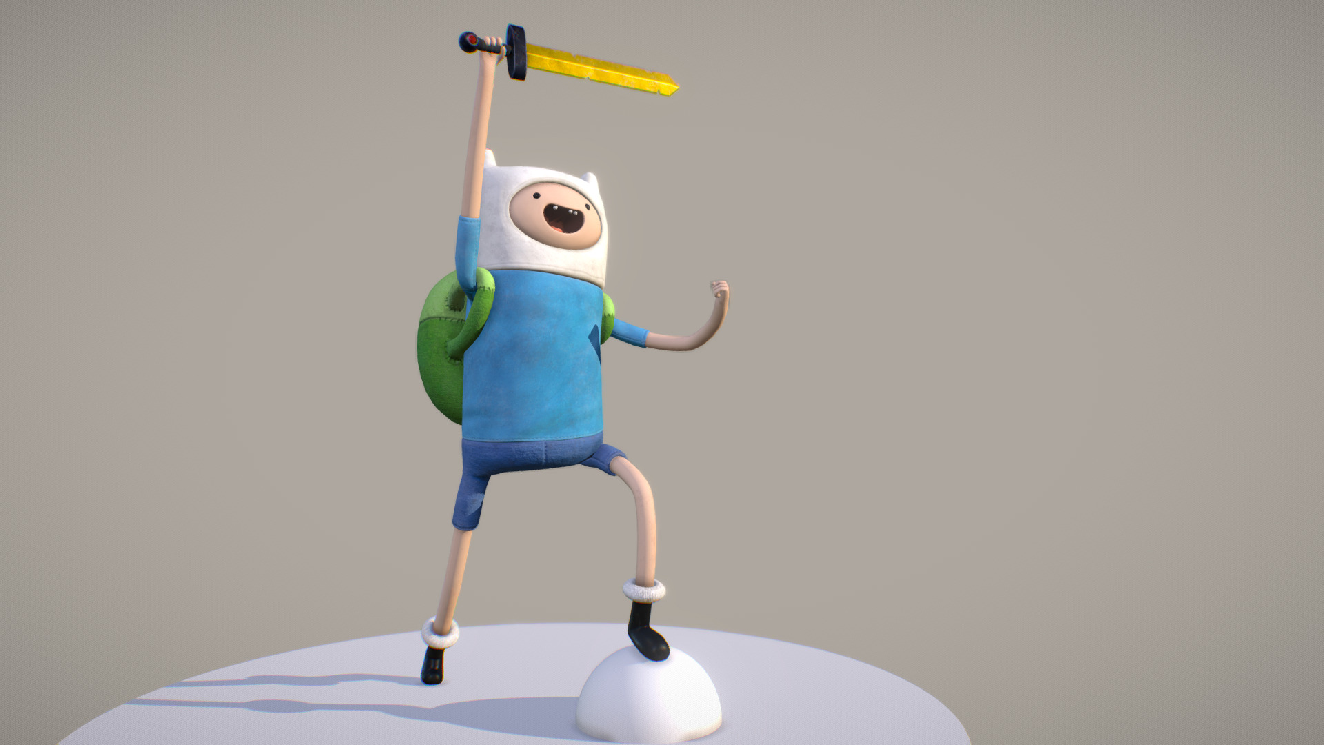 Finn the Human - Fan art - 3D model by anthonylever [20833f5] - Sketchfab