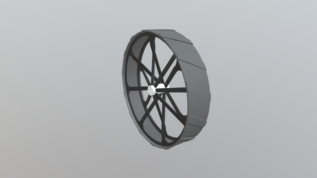 Tractor Wheel - 3D model by chuby [2083452] - Sketchfab