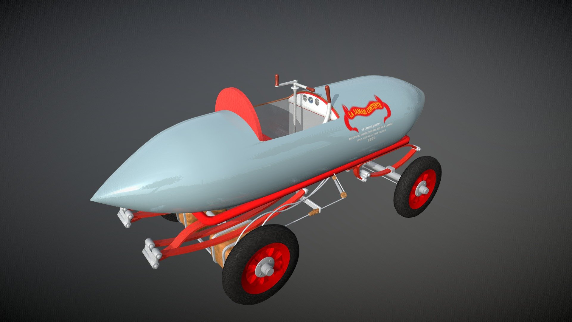 La Jamais Contente - Download Free 3D model by perceval-66 [2084a52 ...
