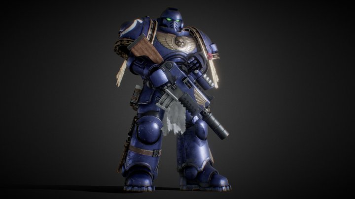 Space_marine 3D models - Sketchfab