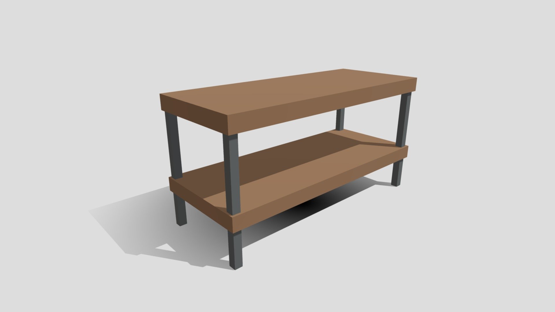 Low Poly Shoe Rack #1 - Download Free 3D model by JustBlender [2086d35 ...