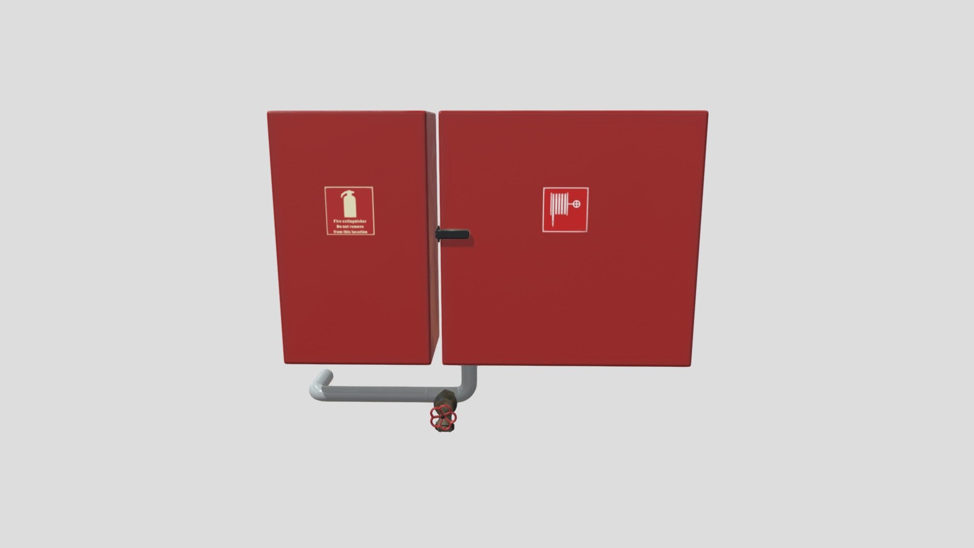 fire extinguisher box 37 AM218 Archmodel - Buy Royalty Free 3D model by ...
