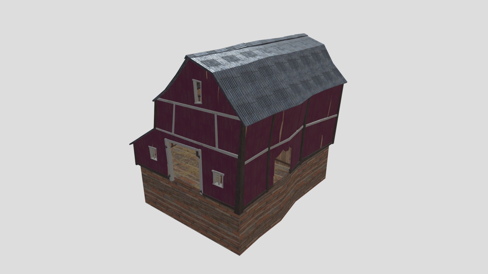 Hello Neighbor 2 Demo Barn - Download Free 3D model by irons3th ...