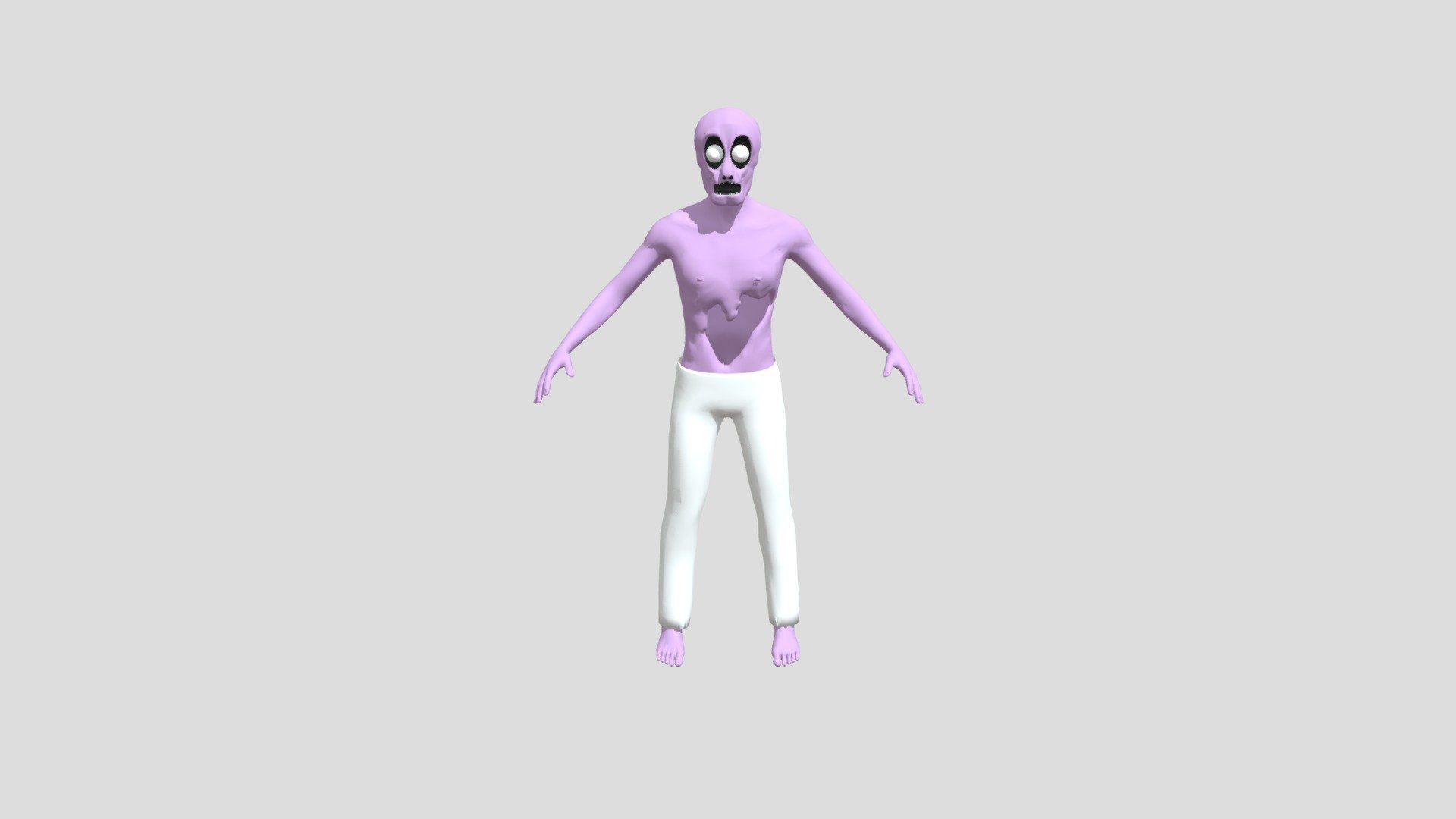 Scooped purple guy - 3D model by aacitterceira [208c8fa] - Sketchfab