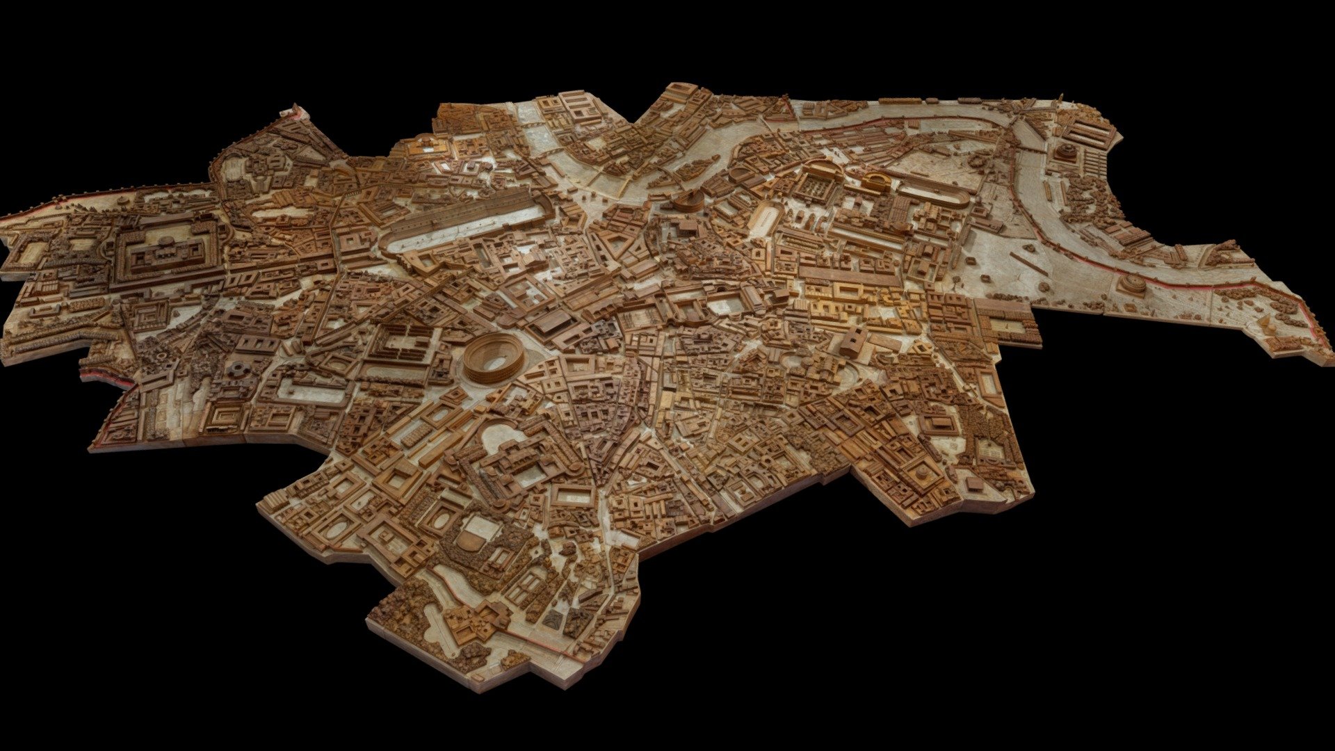 Plan de Rome - 3D model by Plan de Rome (@planderome) [208d110] - Sketchfab