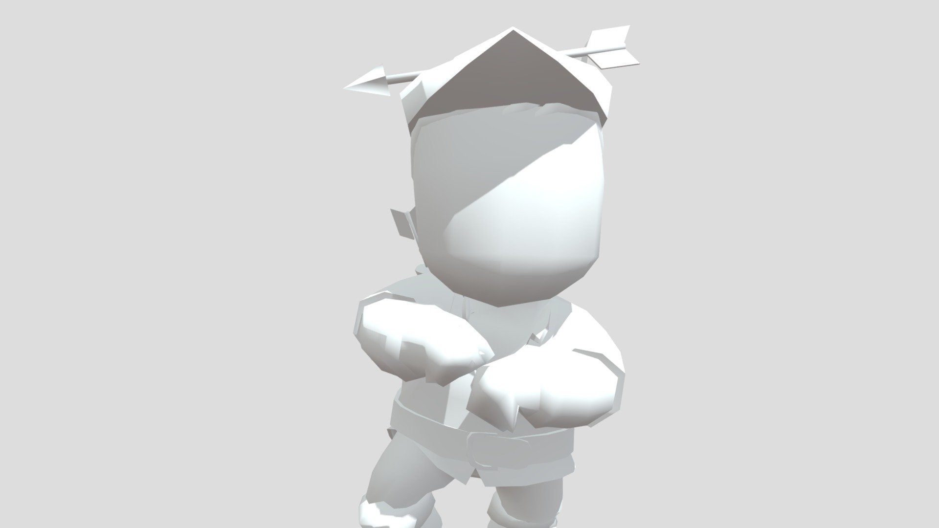 Gangnam Style,Stumble Guys Archer,sem cor - Download Free 3D model by ...