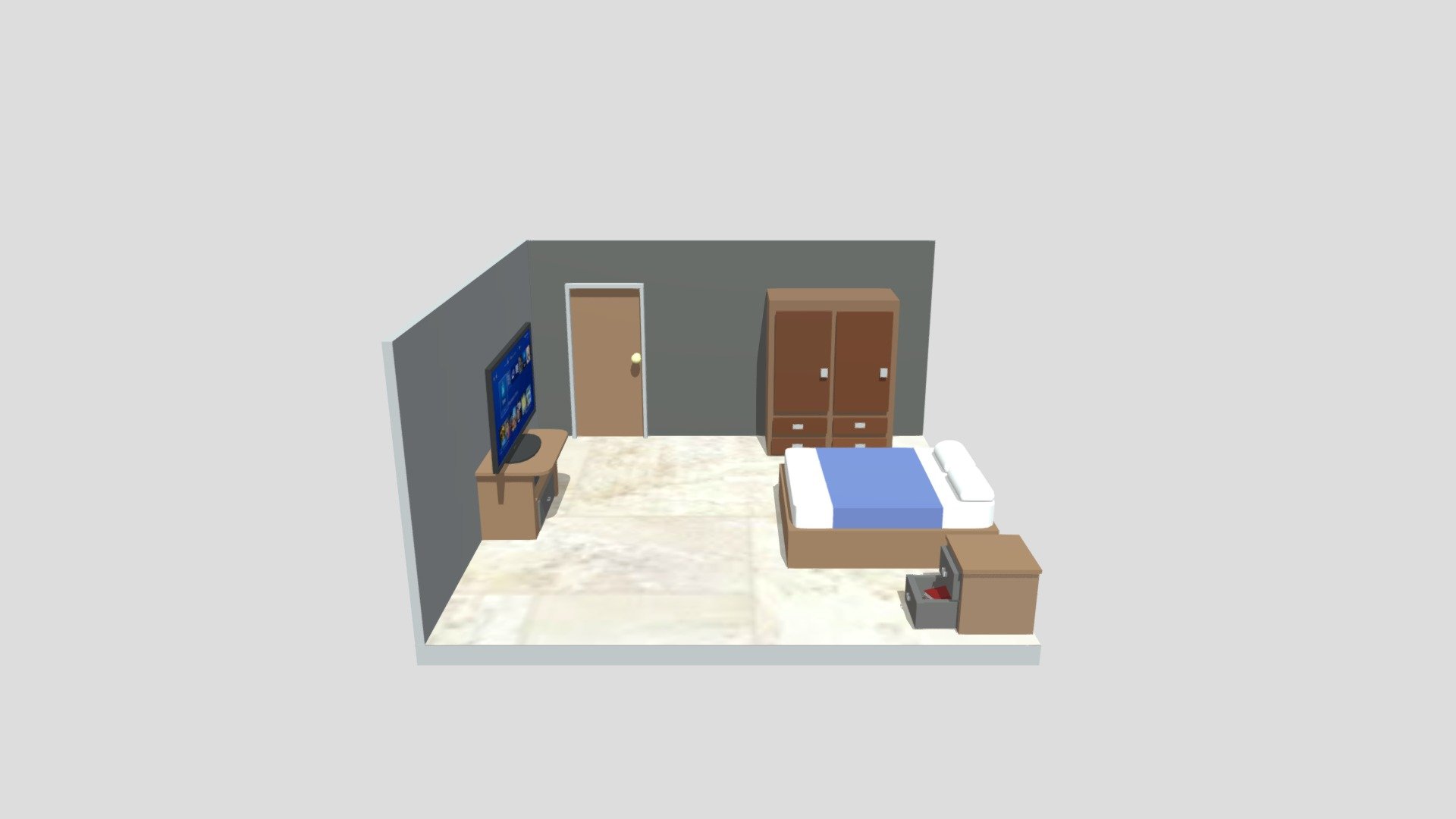 quarto - Download Free 3D model by mickael silva (@mickaesil) [208dcb6 ...