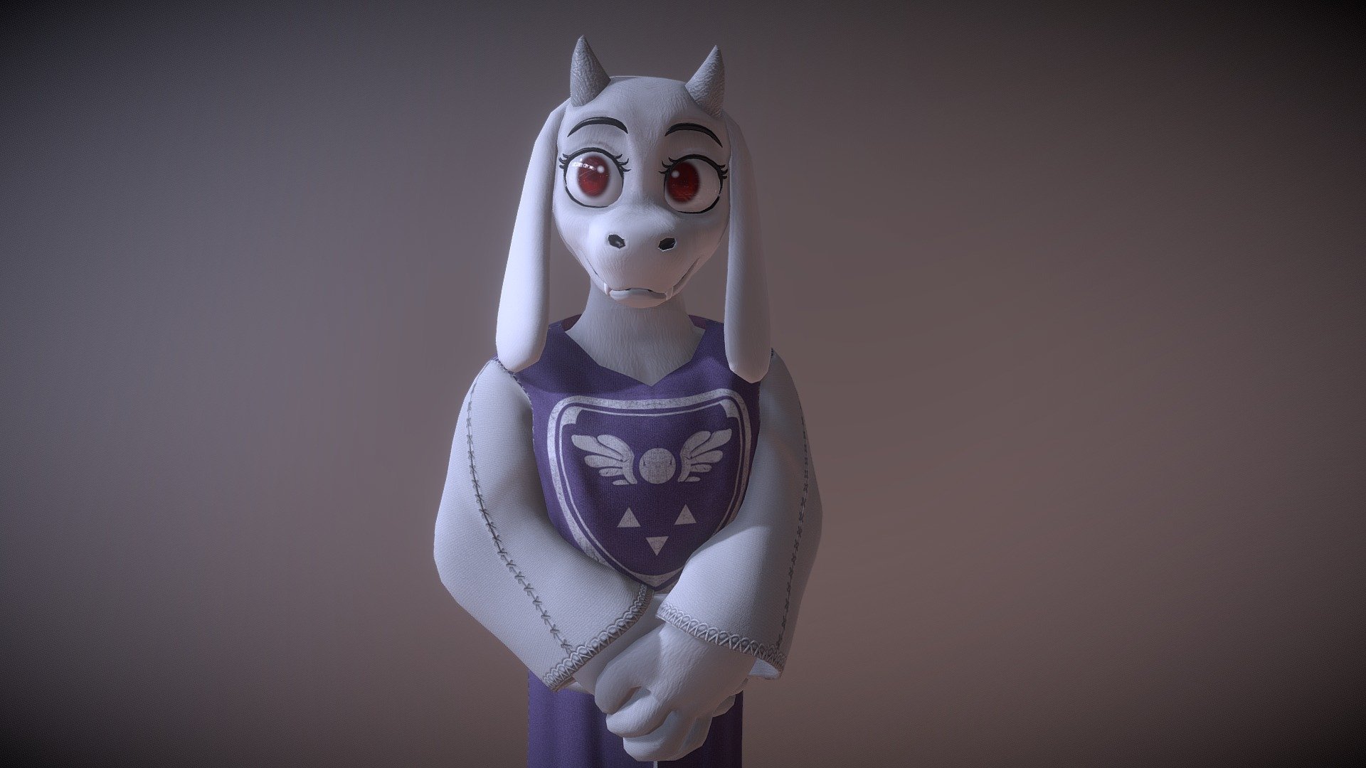 Toriel Dreemurr - 3D model by r545n [208e675] - Sketchfab