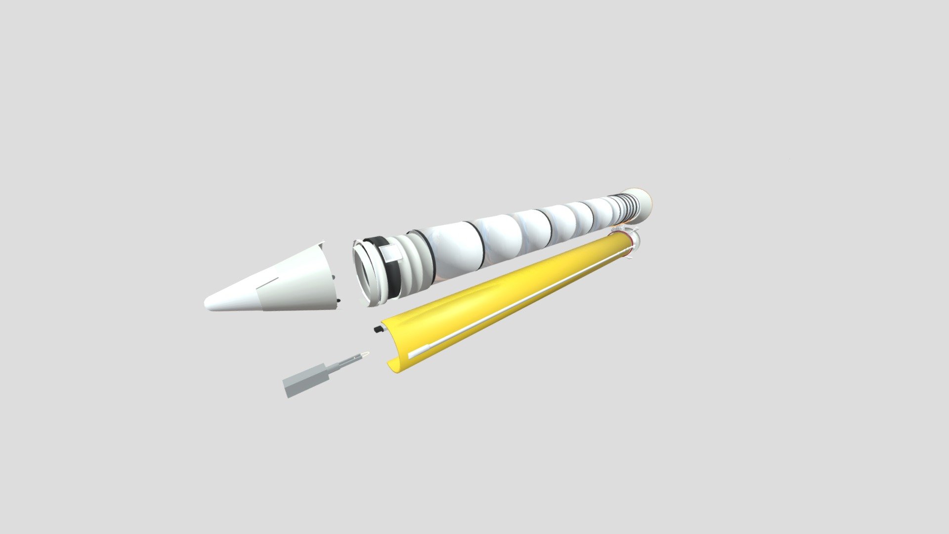 rocket Booster construction - Download Free 3D model by subash chandra ...