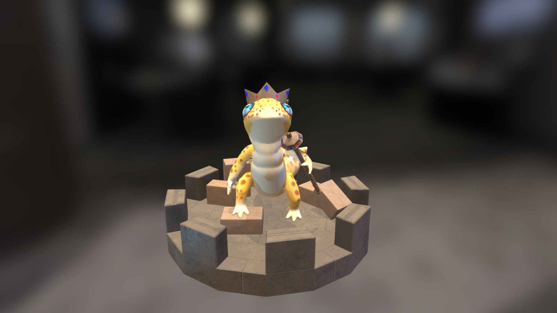Gecko King - 3D model by karanorris591 [209053a] - Sketchfab