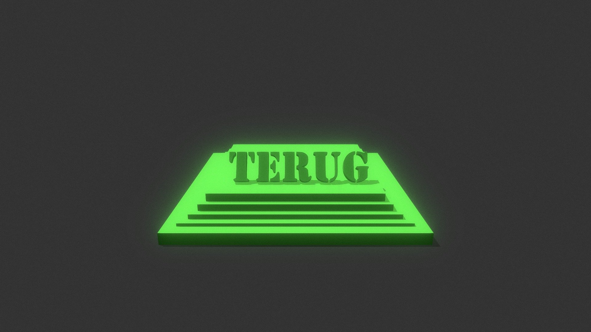 Terug-knop - 3D model by TDis [2091b8f] - Sketchfab
