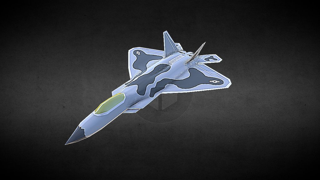 F-22 - 3D model by CreaPercyIce [209ac4d] - Sketchfab