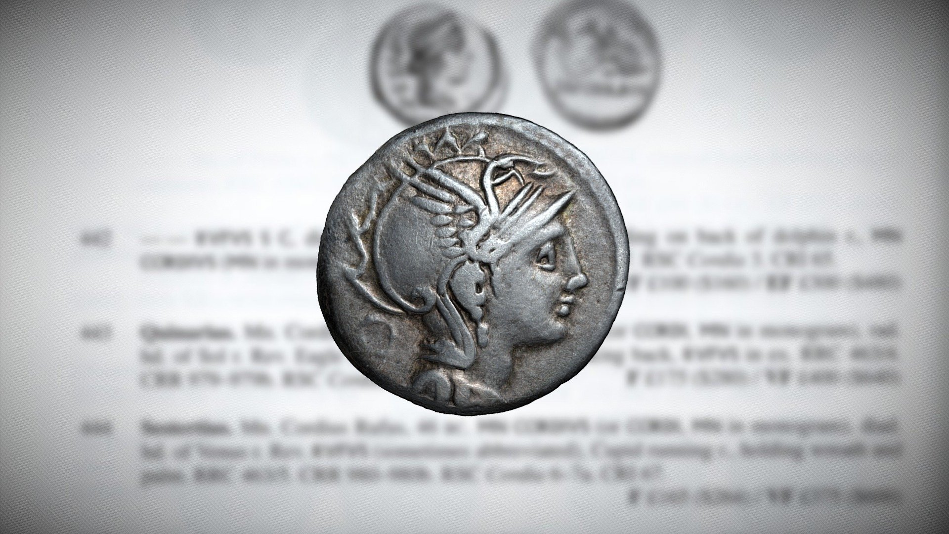 Roman Silver Coin - Download Free 3D model by Frank McMains ...