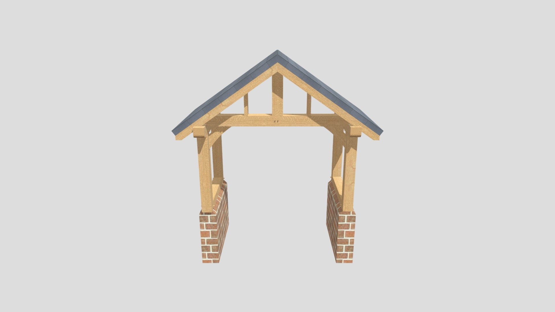 Porch OPC-2A2213 - Download Free 3D model by TimberSolution [209d57b ...