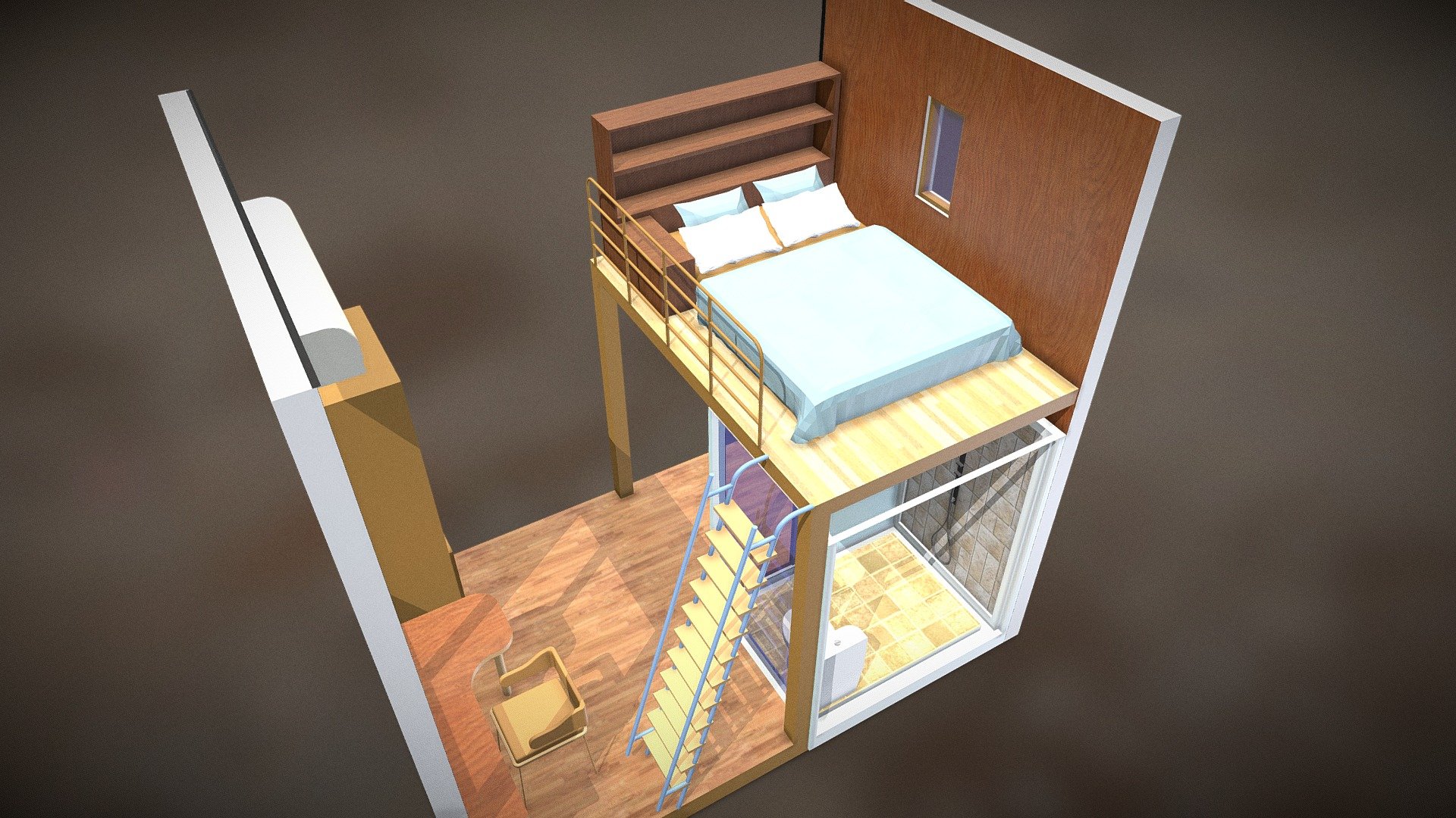 超迷你 Ultra-Mini Apartment Room - Download Free 3D model by MrdT (@mrdt ...
