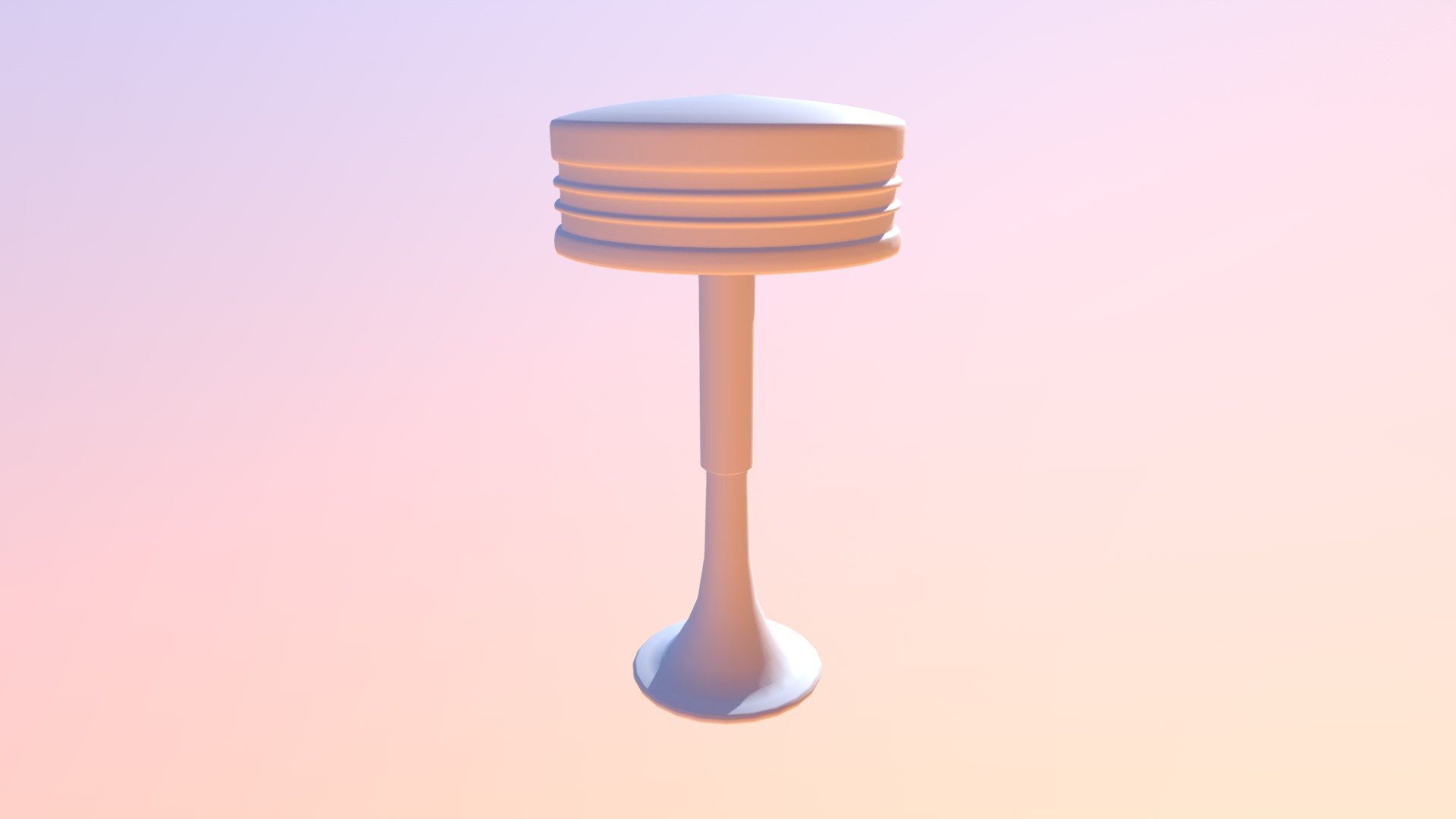 Stool V2 - 3D model by UnauditedCloud [20a01a6] - Sketchfab
