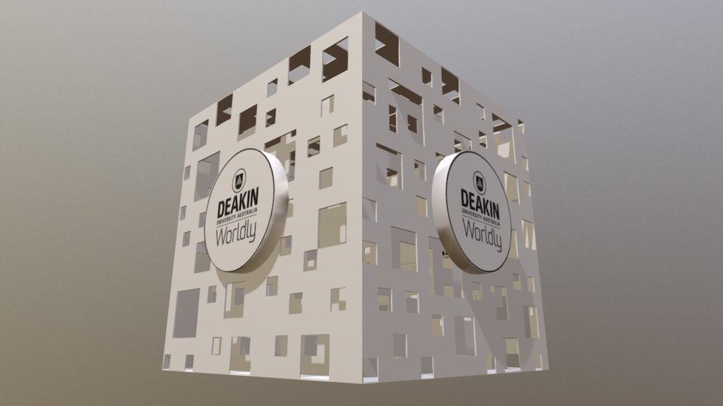 Deakin Cube - 3D model by Muhammad Ari Kurniawan (@Etzian) [20a1580 ...