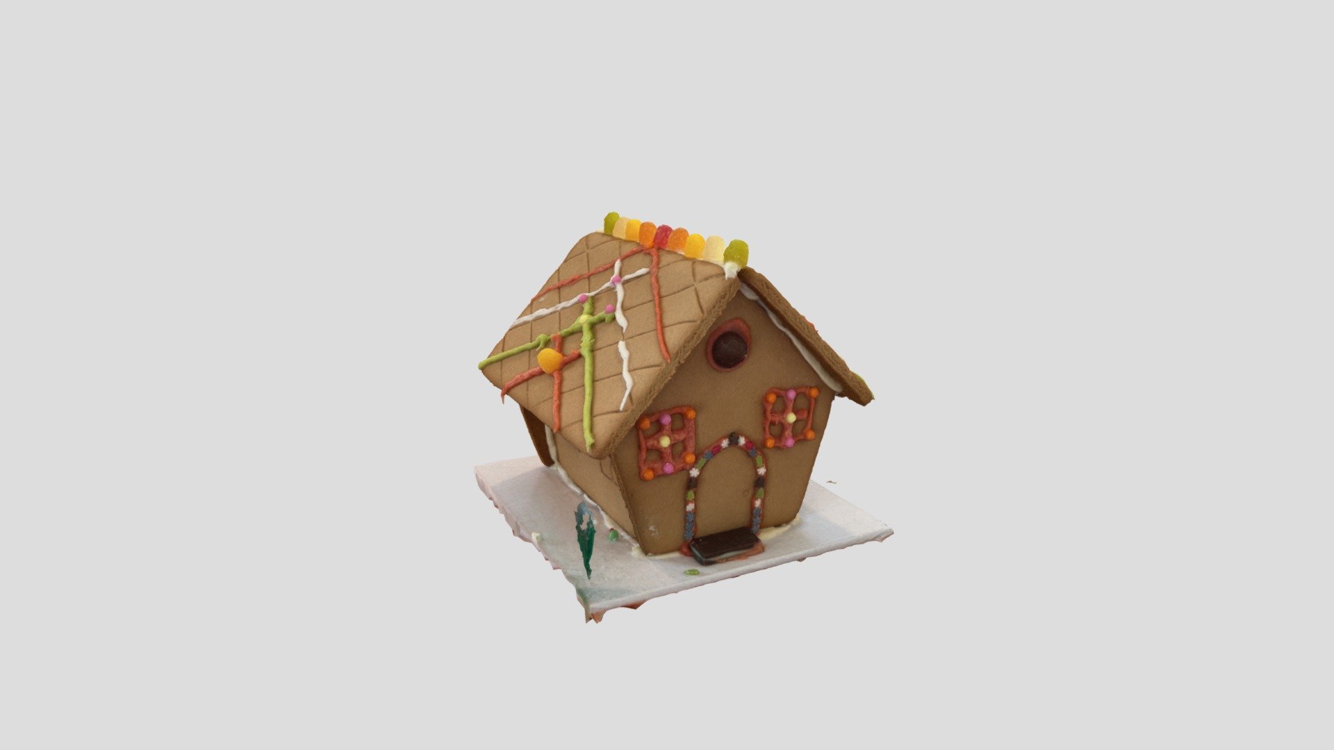 Gingerbread House 3 - 3D model by UsedTrucks (@derek.ustruck) [20a2eb0 ...