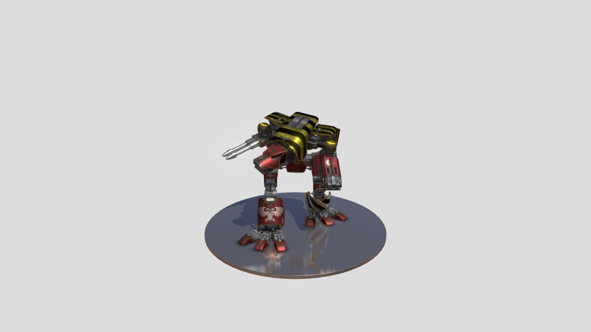 Warhound Titan - Warhammer 40K - 3D model by Marco (@Breino) [20a4660 ...