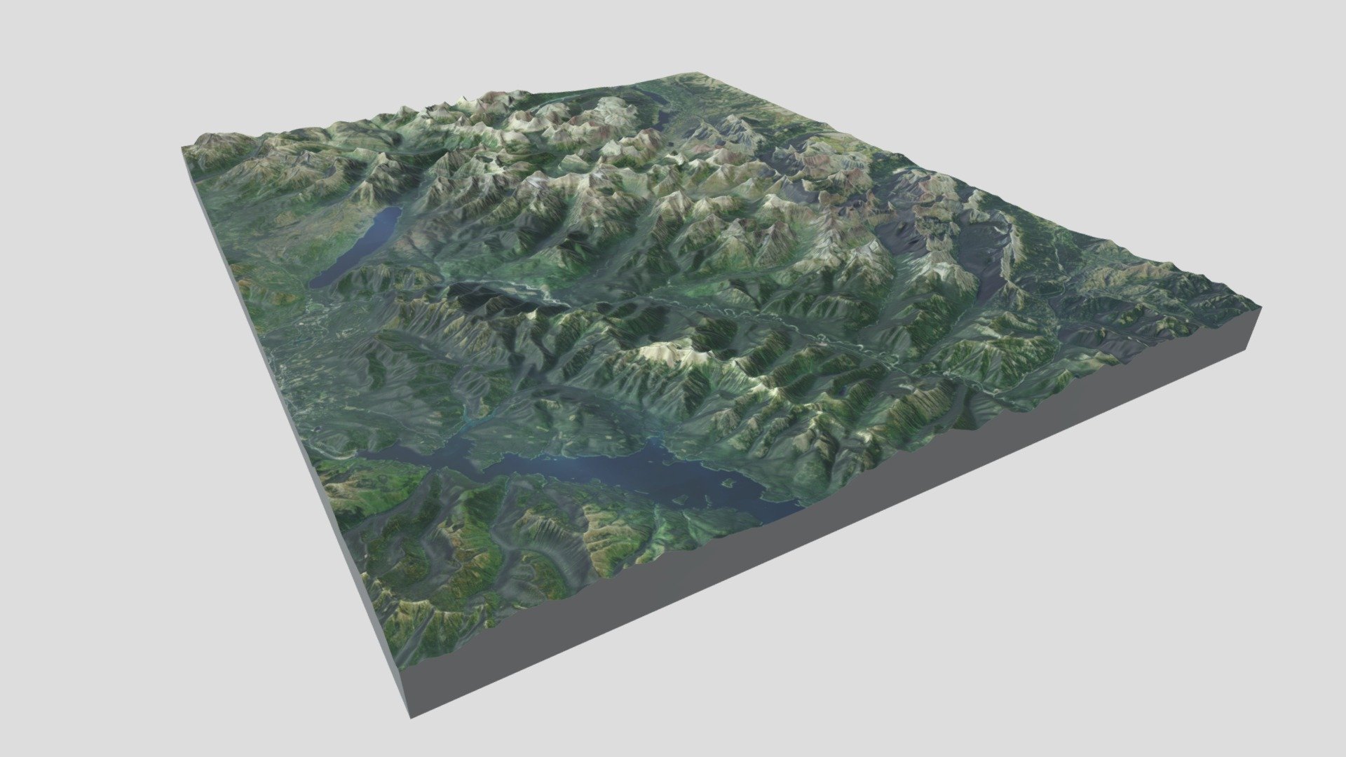 Glacier National Park (V1) - 3D model by smartmAPPS [20a52d4] - Sketchfab