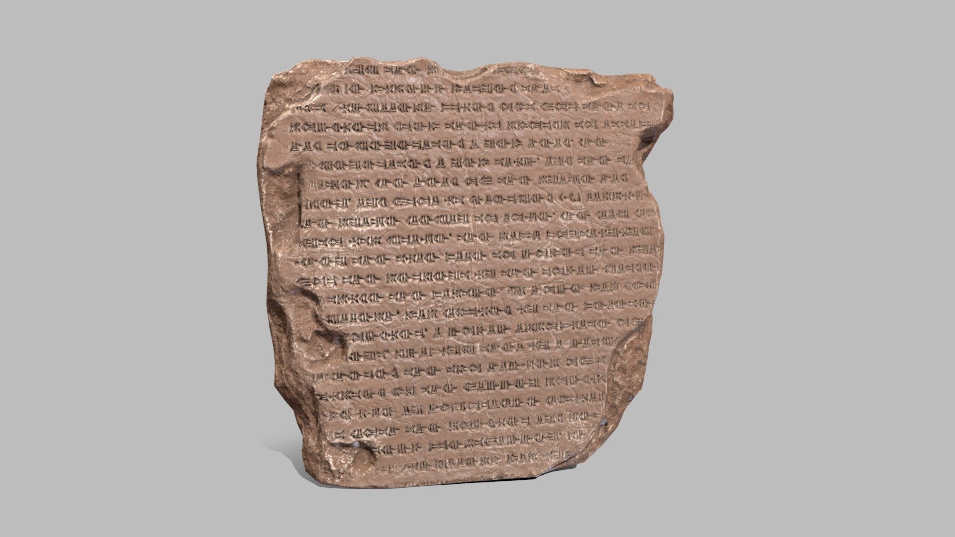 Cuneiform Tablet - HAM2402 - 3D model by Arcadet [20a5b2a] - Sketchfab
