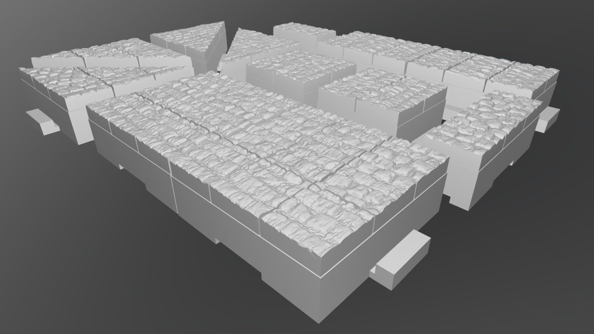 TTRPG Tiles (Cobblestone) - Buy Royalty Free 3D model by Forge Creative ...
