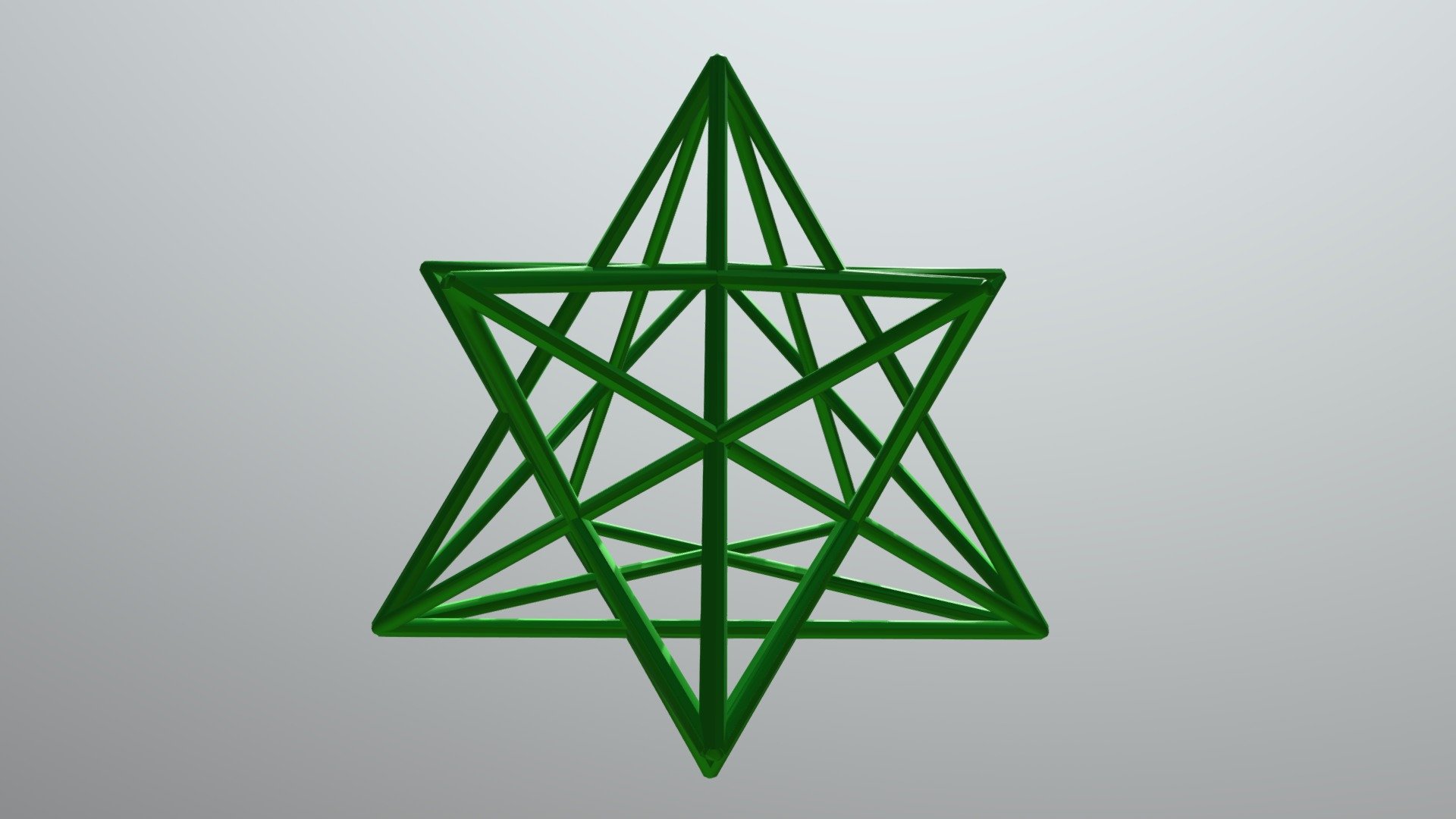 Icosahedron with Space Diagonals - 3D model by shskaercher [20a855c ...