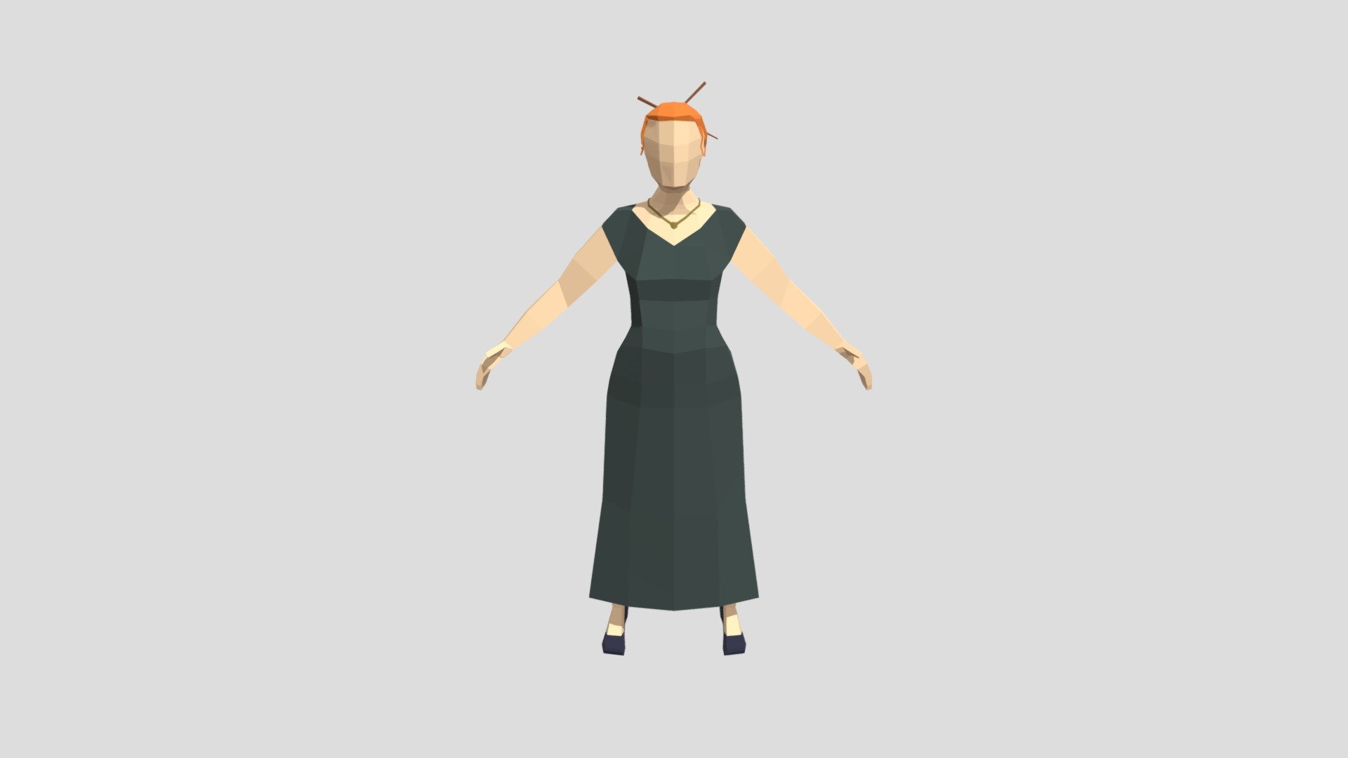 Low Poly Female 02 B - Download Free 3D model by yancharkin [20a869d ...