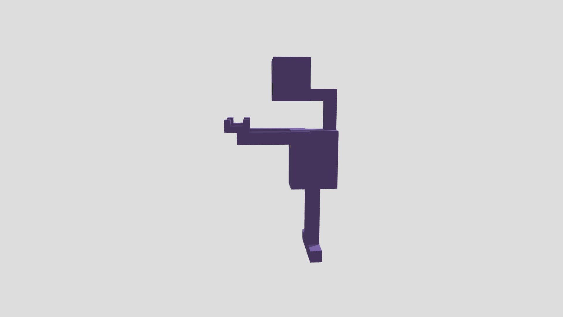 Minecraft-style William Afton - 3D model by damonhw1123 [20aa1e0 ...