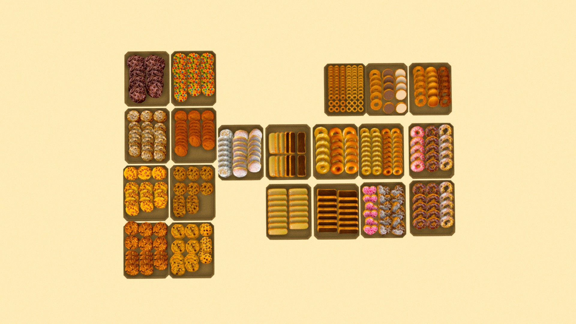Cookie pack - Download Free 3D model by Bagel (@Green_Katydid) [20ac82b ...