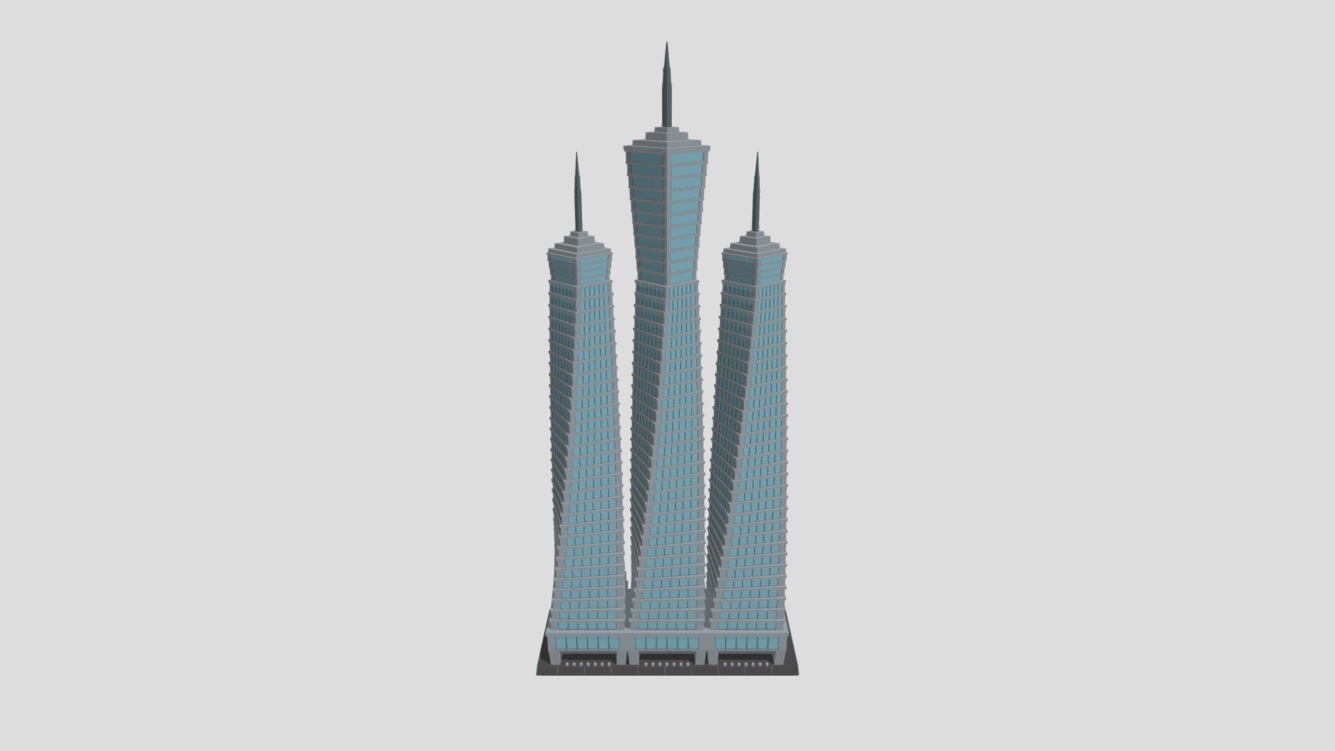The Three Towers - 3D model by nateswed [20ae593] - Sketchfab