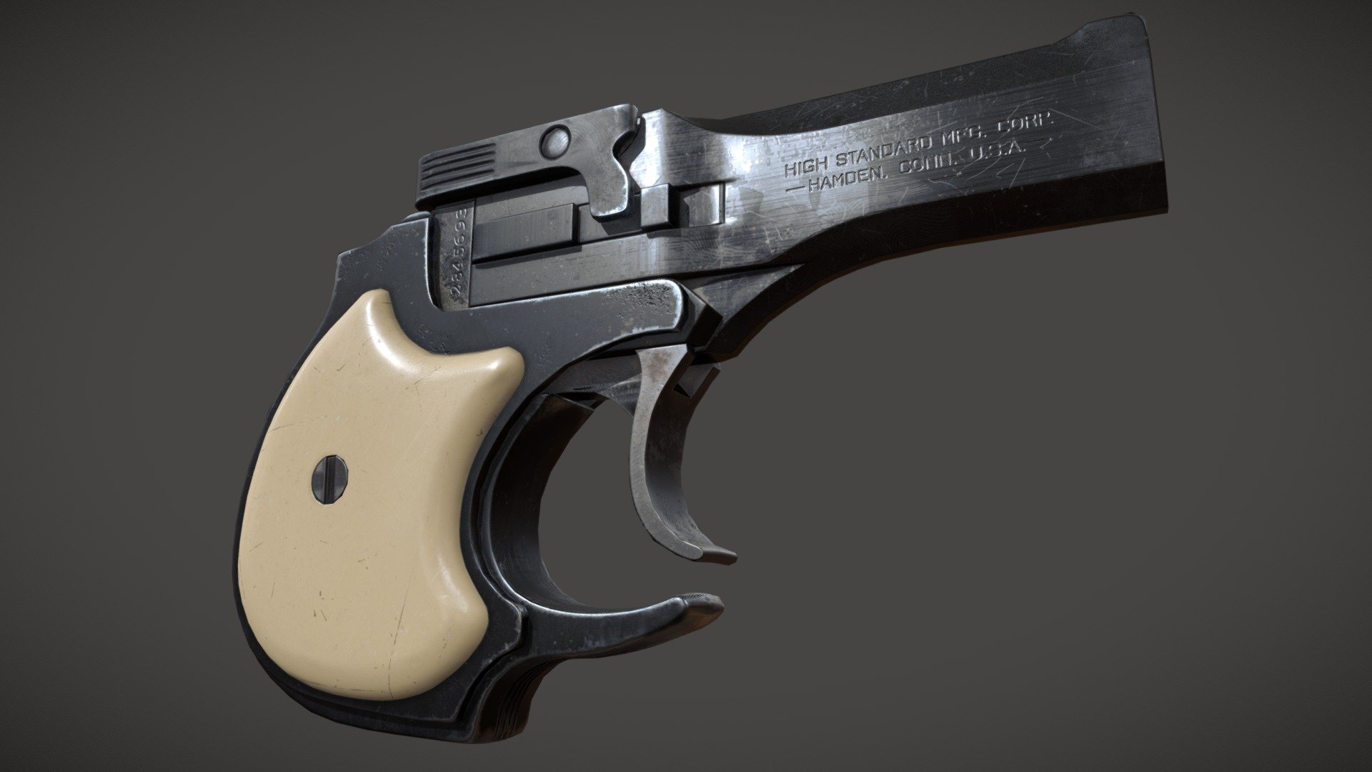 High Standard Derringer .22 - Download Free 3D model by alexm00 ...