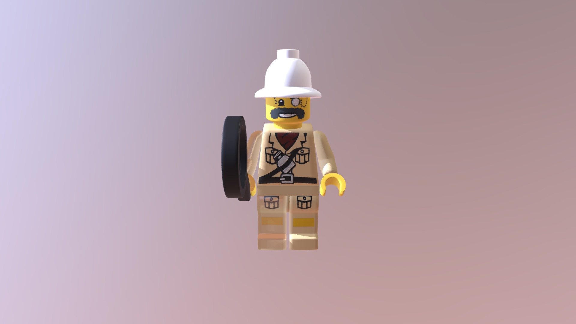 LEGO Explorer Minifigure - 3D model by FinnSpin (@Finn_Spin) [20afb34 ...