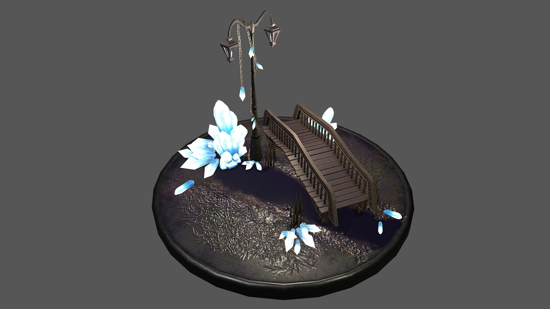 Fantasy Landscape - 3D model by James Mundy (@jamesmundyart) [20b111f ...