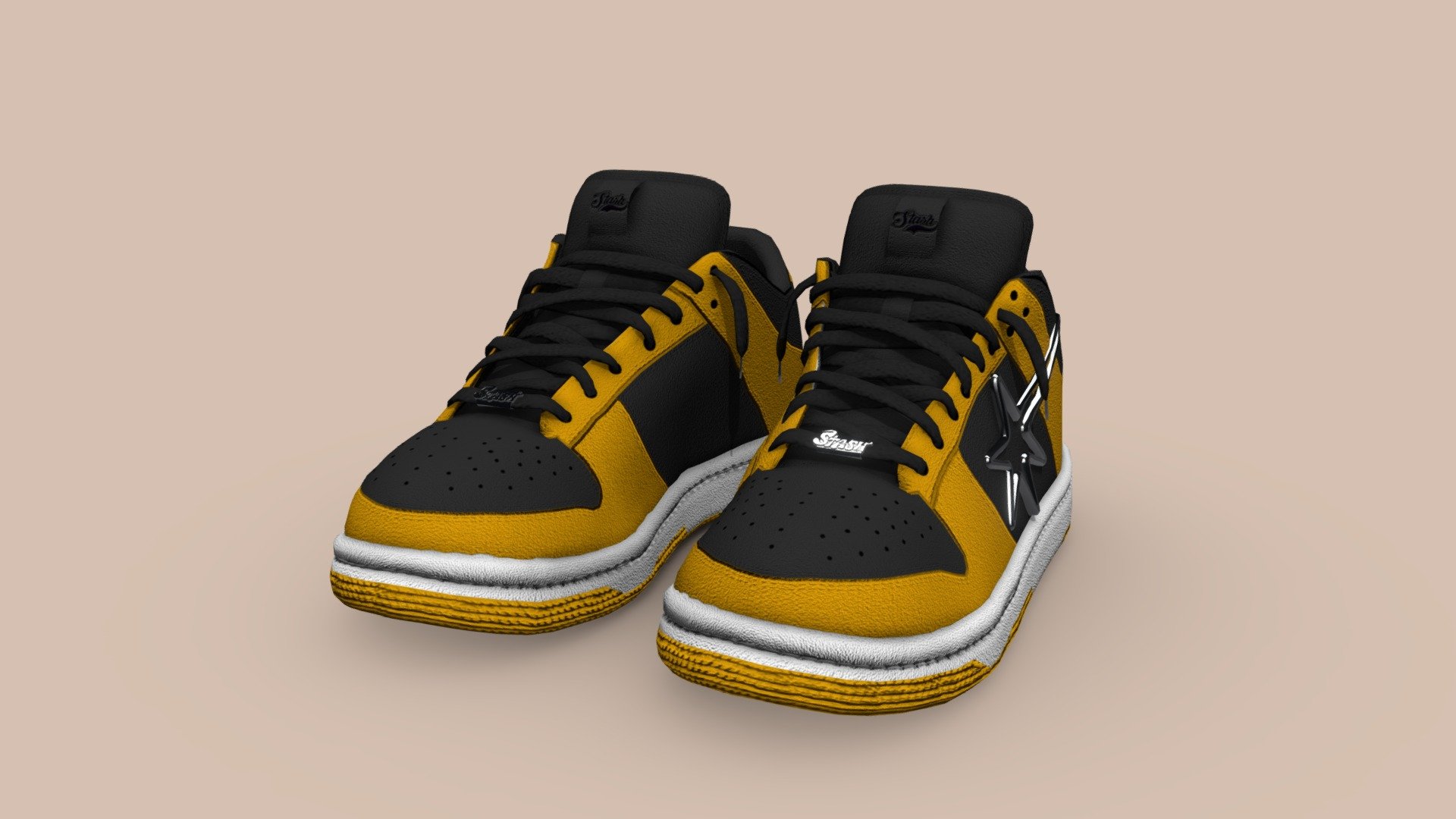 STASH Star Sneakers | 3D Shoe Asset - 3D model by Hayweee's Stash ...