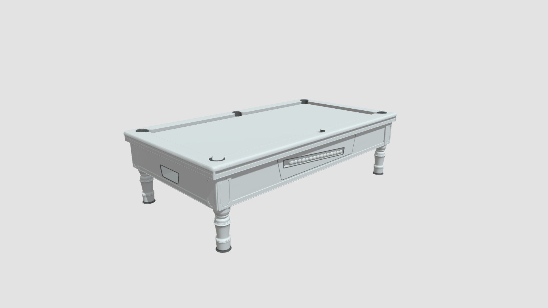 billiard table - Buy Royalty Free 3D model by Evermotion [20b2437 ...