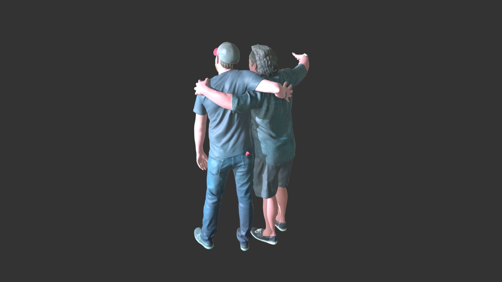 Friends - 3D model by Yevhenii Koval (@cleanvisionpro) [20b3863 ...
