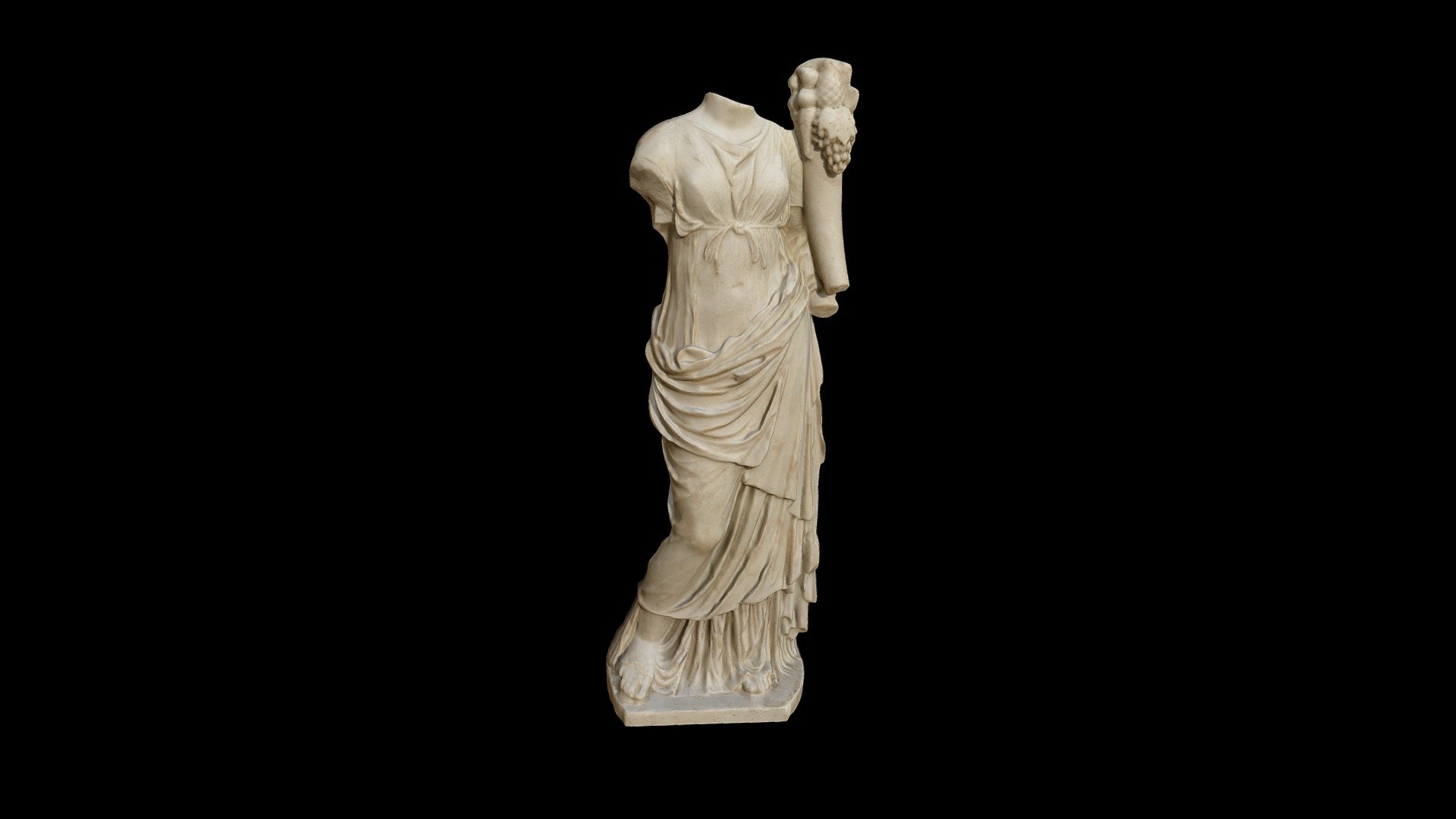 Statua di Fortuna, I-II sec. d.C., FANO - 3D model by DiStoRi Heritage ...