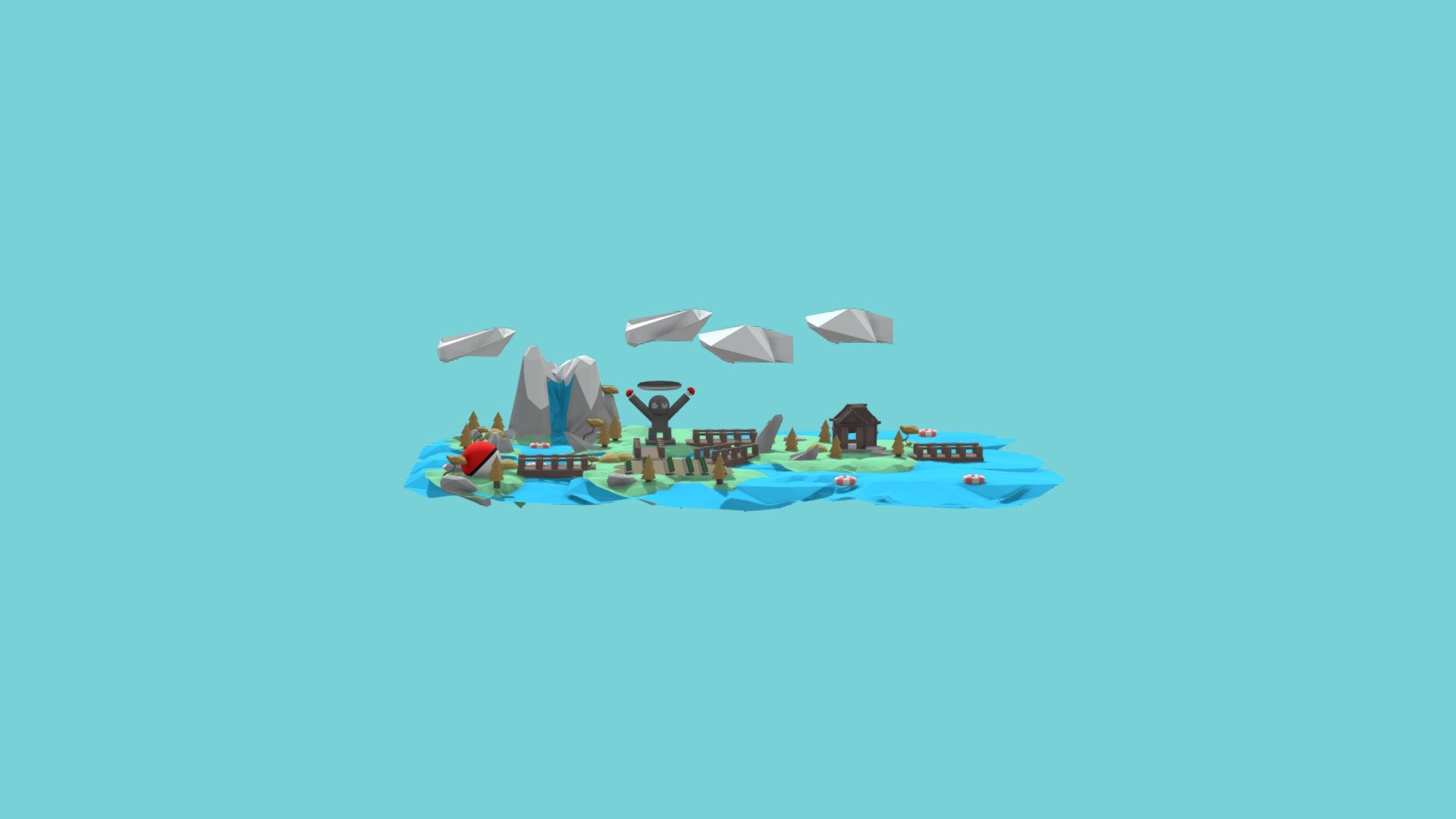 Pokemon Island Louis - Download Free 3D model by Brit Kids Digital ...