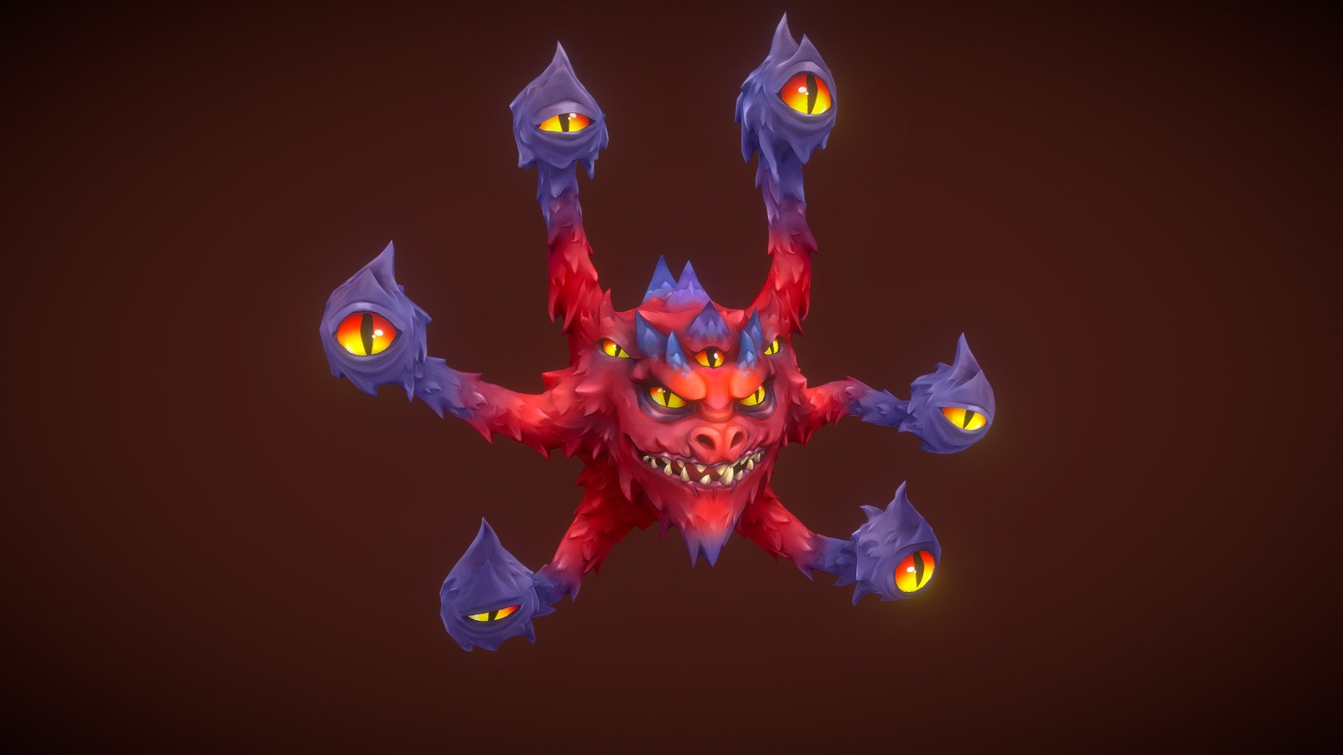 Stylized Demon Watcher - 3D model by N-hance Studio (@Malice6731 ...