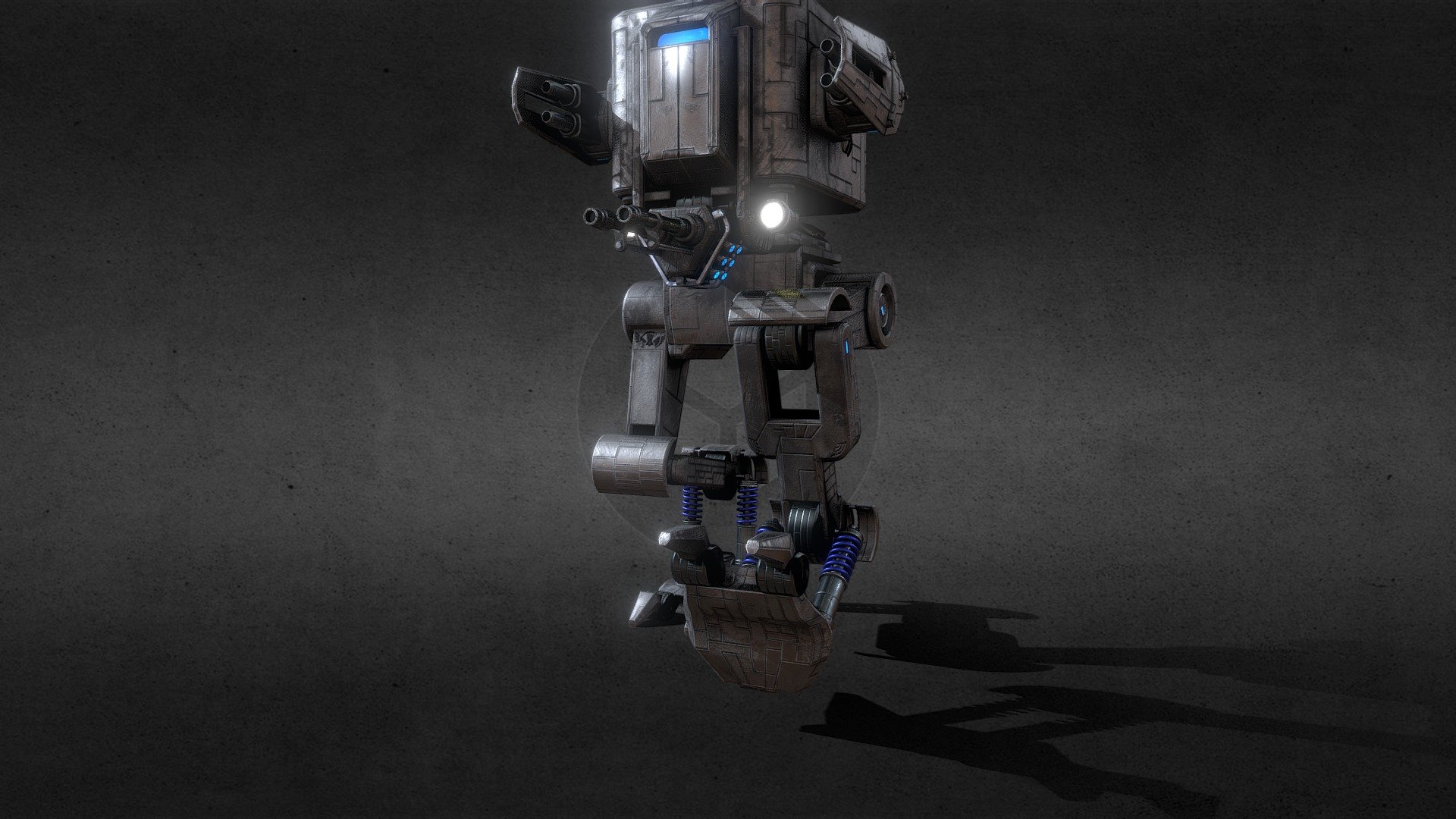 MECH - WALKER Animated - Buy Royalty Free 3D model by Demonic Arts ...