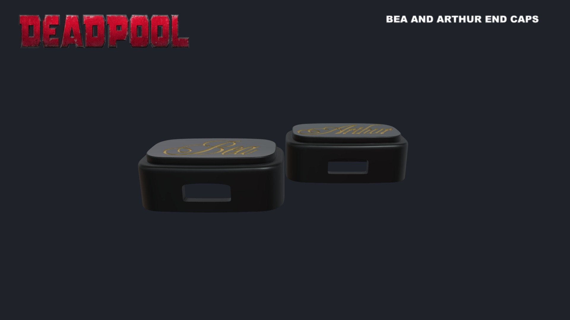 Bea and Arthur End Caps - 3D model by paulelderdesign [20b6a75] - Sketchfab