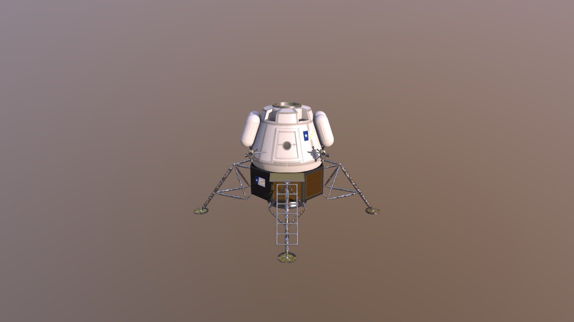 Lander Model - Download Free 3D model by TheGreatB3 [20b83dc] - Sketchfab
