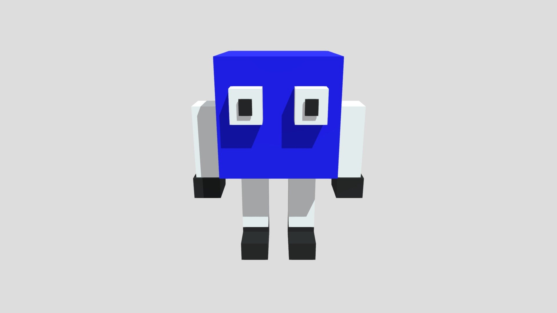 Cube Man - 3D model by Mickkers [20b9102] - Sketchfab